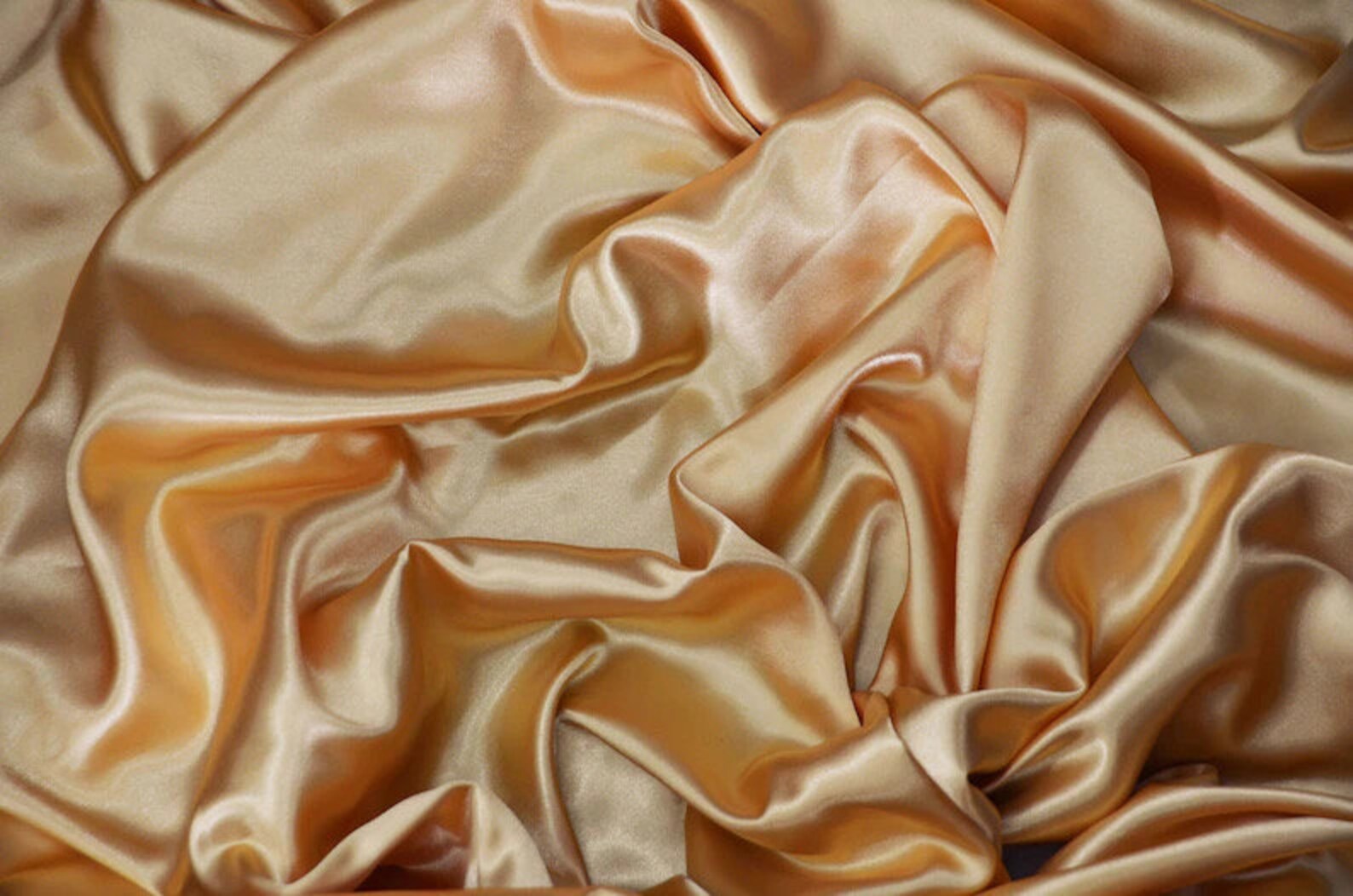 Gold Charmeuse Silky Soft Polyester Fabric 60" Wide - Etsy
