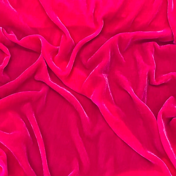 Silk Velvet Fabric - Etsy