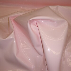 Pale Pink Patent Faux Vinyl Upholstery Fabric per Yard - Etsy