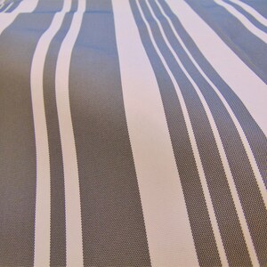 Outdoor Striped GRAY Waterproof Canvas Fabric 60" Wide Sold by the Yard ...