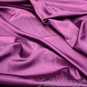 Satin Violet Bridal Satin Drapery Dress Fabric - Etsy