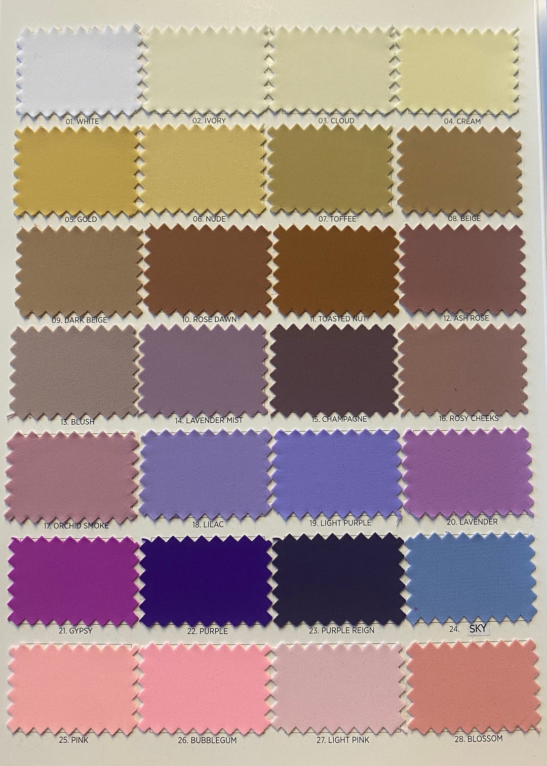 Matte Tricot Nylon Spandex Fabric 4 Way Stretch 58" Wide Sold by the ...