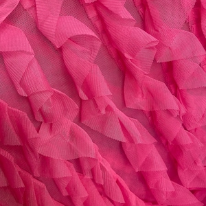 Soft Double Sided Ruffled Fabric Draping Craft Wedding Party Decor ...