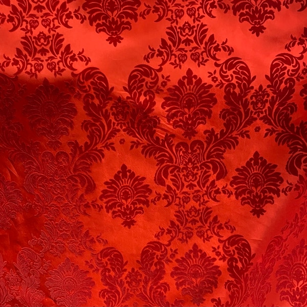 Red Damask - Etsy