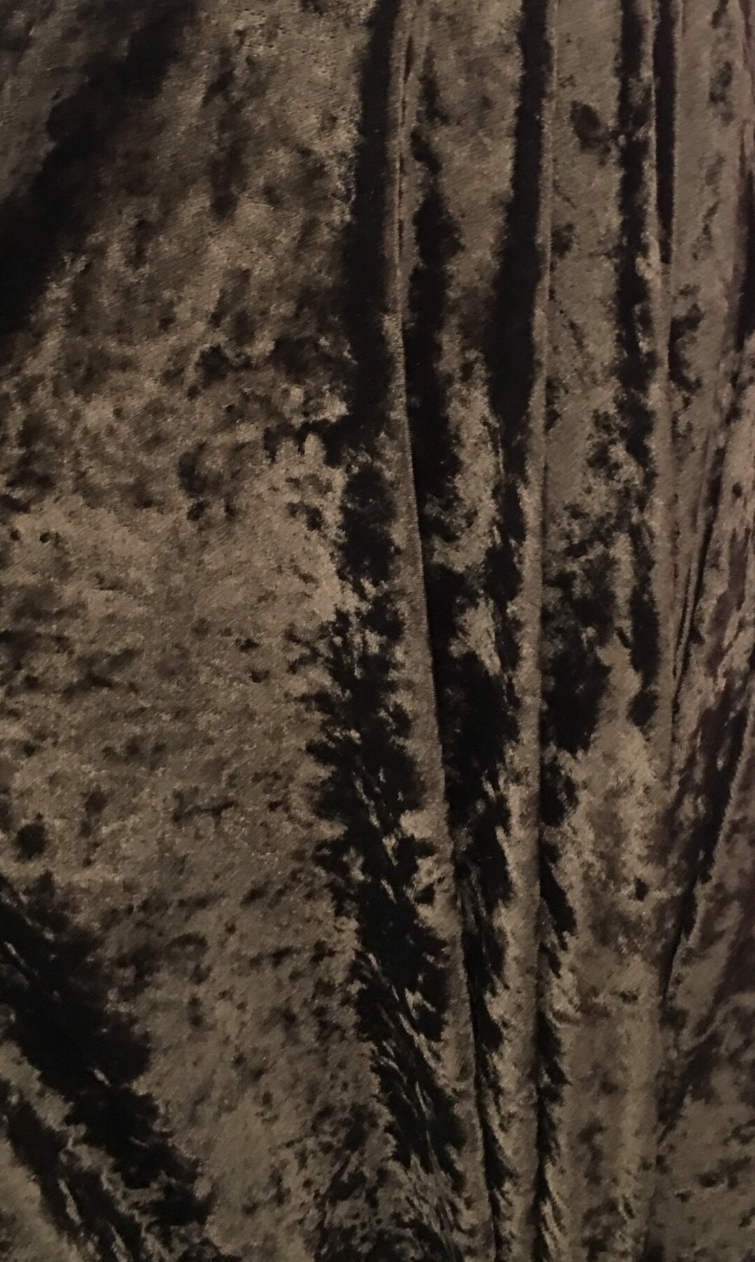 Chocolate Stretch Velvet Crushed Fabric by the Yard 60” Wide - Etsy