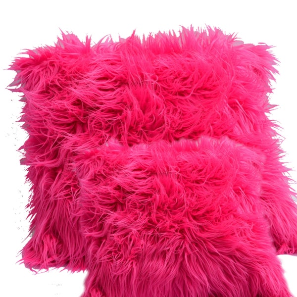Hot Pink Pillow - Etsy