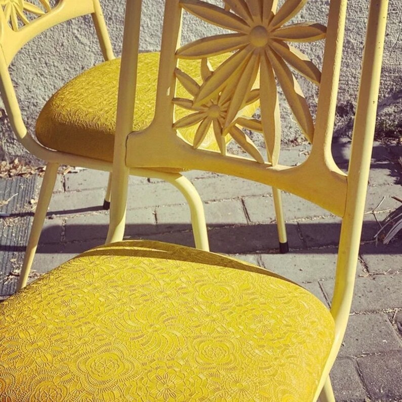 Yellow Sphere Embossed Faux Leather Vinyl Upholstery Fabric by - Etsy