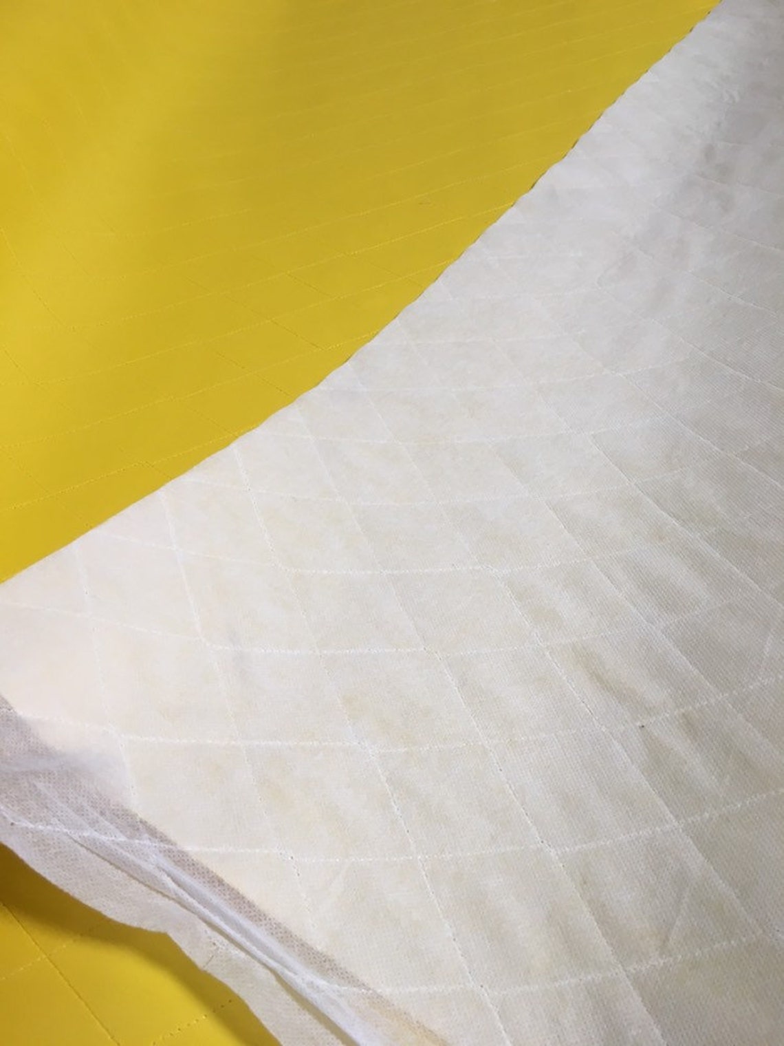 Yellow Contract Diamond Quilted Upholstery Faux Leather Vinyl - Etsy