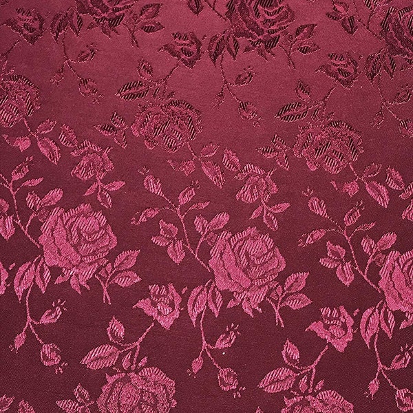 Satin Brocade Fabric - Etsy
