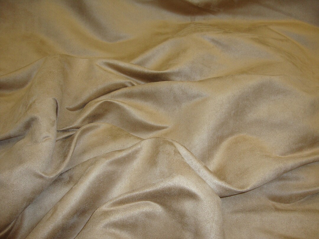 Faux Suede Upholstery Drapery Clothing Fabric BY THE YARD 58" Wide No ...