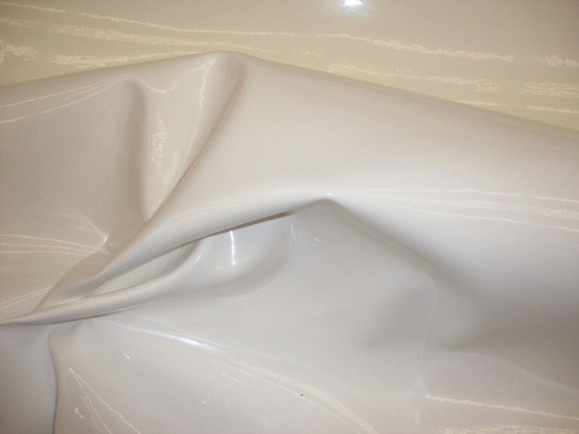 White Patent Faux Vinyl Leather Upholstery Fabric by the Yard | Etsy