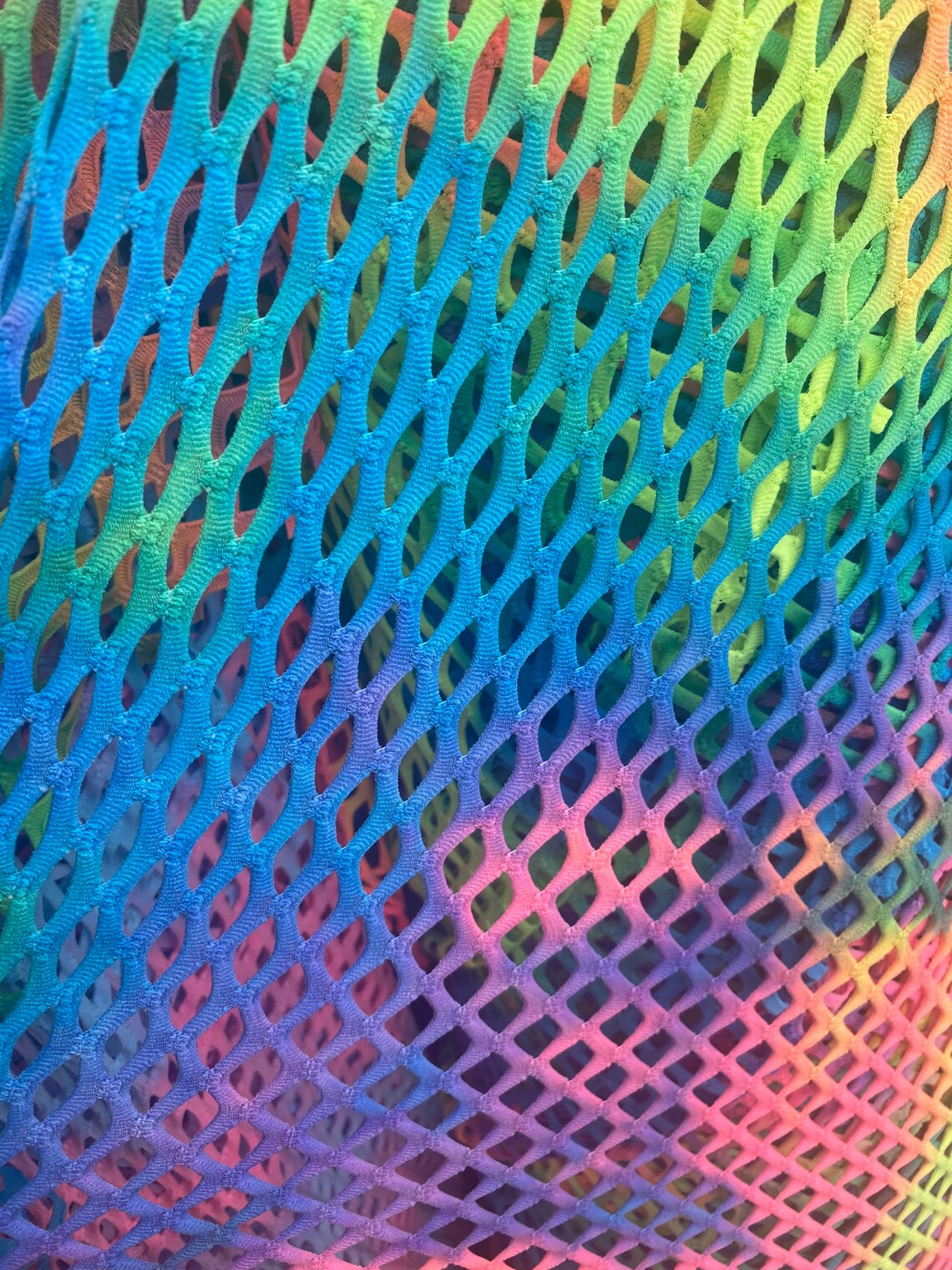 Aqua Green Shiny Fishnet With Lurex Nylon Spandex 60" Sold by Yard 58 ...