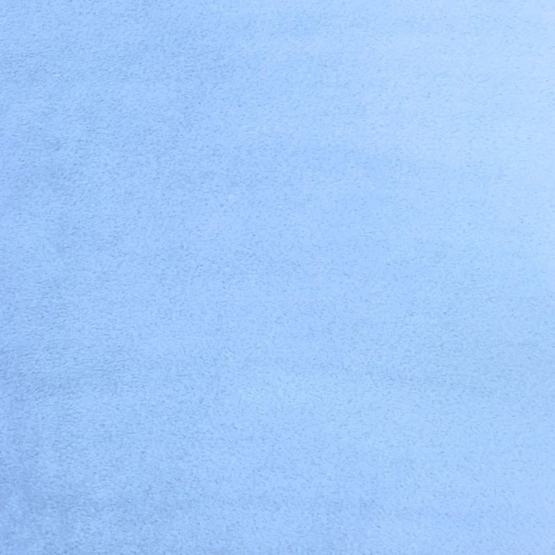 Minky Light Blue Solid Soft Fur Cuddle Fabric by the Yard 60” Wide - Etsy