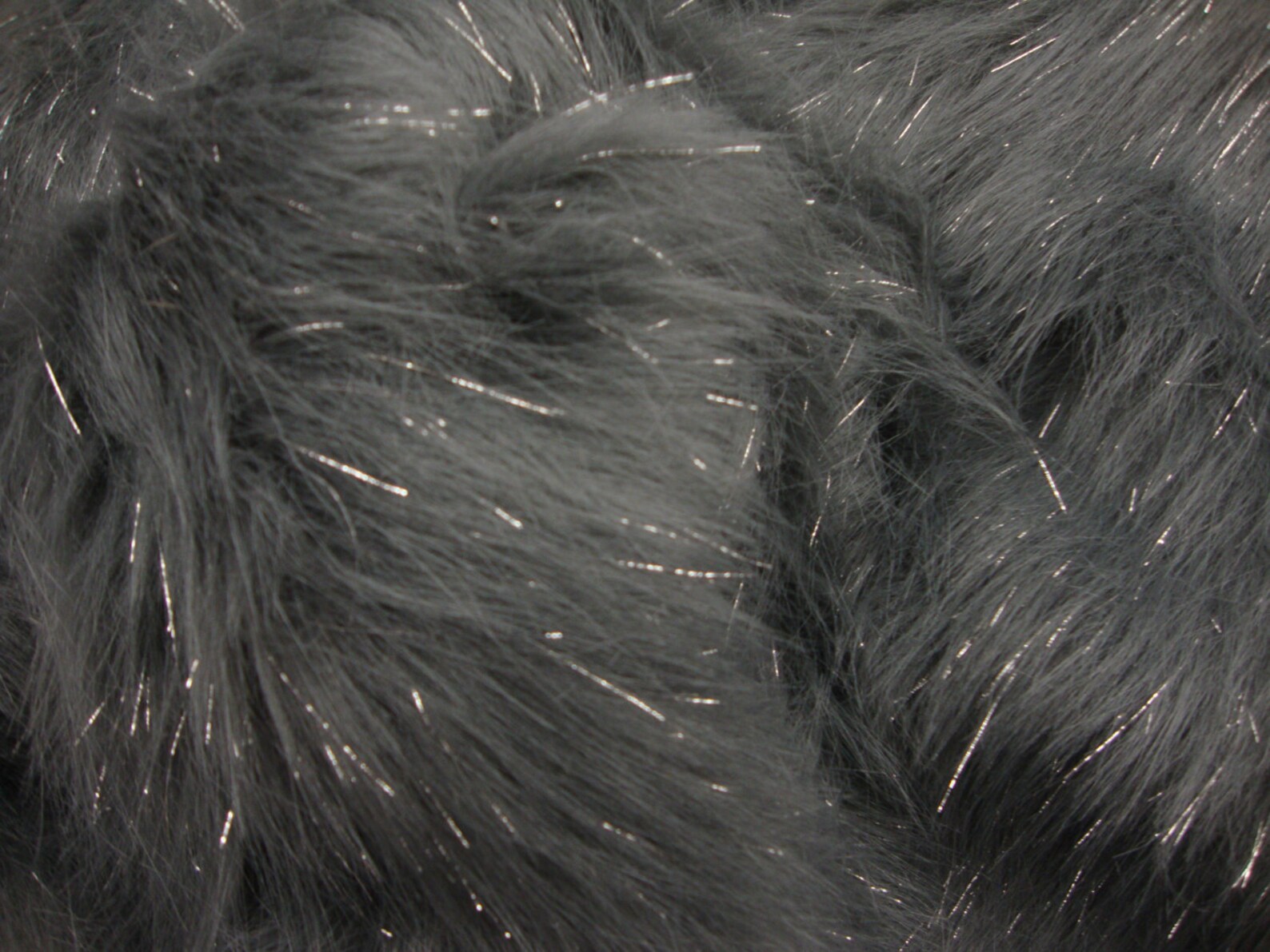 Grey Sparkle Faux Fur Fabric per Yard 60 Wide - Etsy