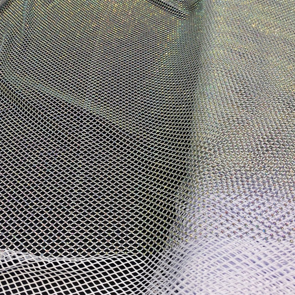 Rhinestone Mesh - Etsy