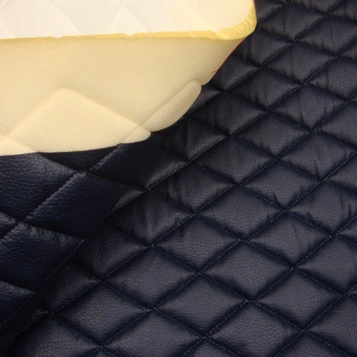 Quilted Vinyl Faux Leather Car Upholstery Fabric - Etsy