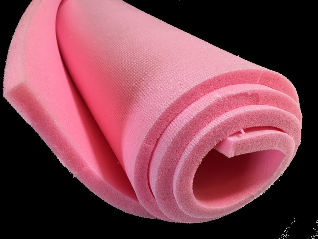Pink Sew Foam Upholstery 1/2"craft Padding W/scrim Backing 54 " Wide ...
