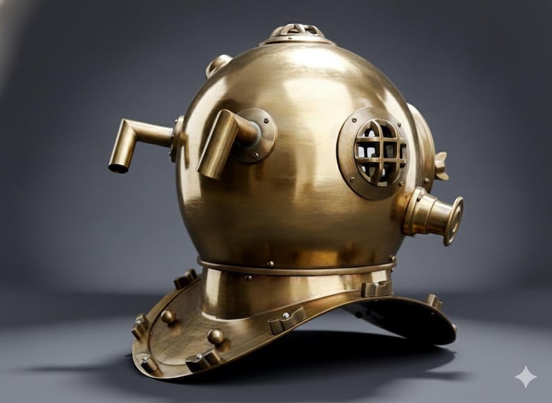 1921 Anchor Engineering Diving Helmet | Nautical Maritime Decor - Etsy