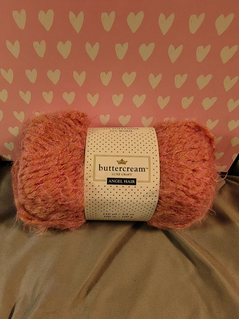 Buttercream Luxe Craft ANGEL HAIR Yarn - 110 Yd/ 3.5 Oz (100 M/ 100g ...