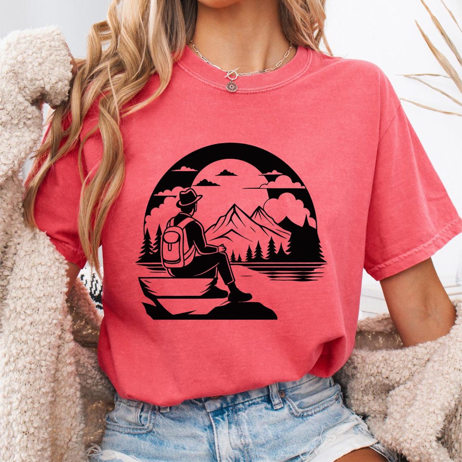 Mountains Svg Bundle, Mountain Hand Drawn Svg, Forest Tree Svg ...