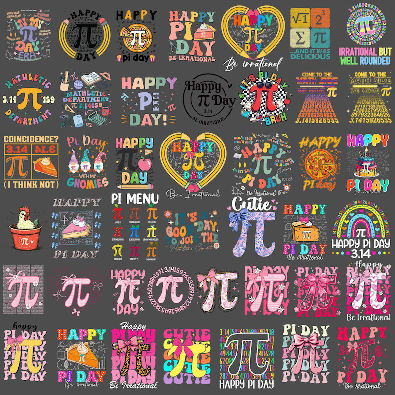 Pi Day Clipart - Etsy