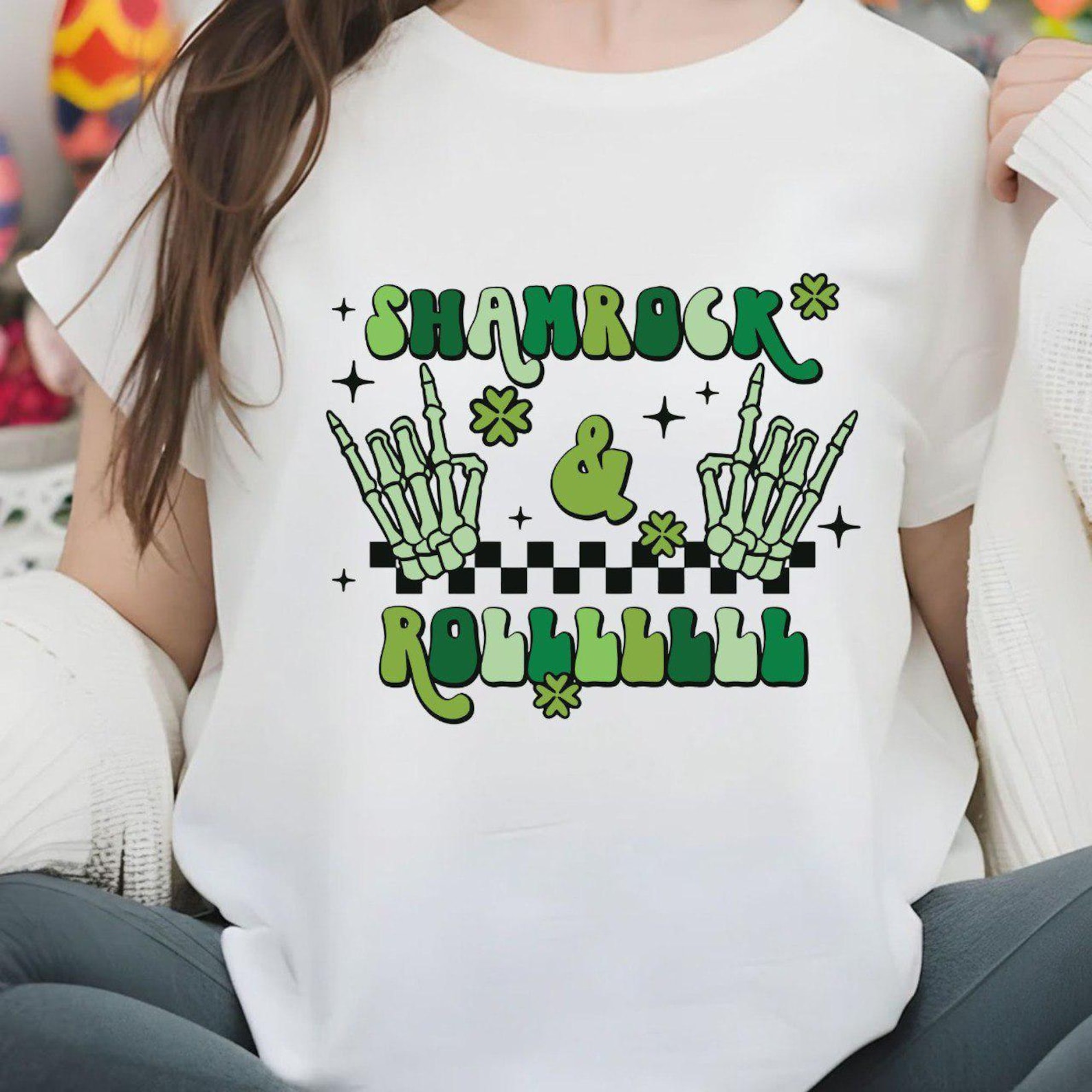 110+ Skeleton St Patrick’s Day PNG SVG – Skull Shamrock – Funny Spooky ...