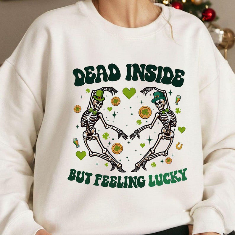 110+ Skeleton St Patrick’s Day PNG SVG – Skull Shamrock – Funny Spooky ...