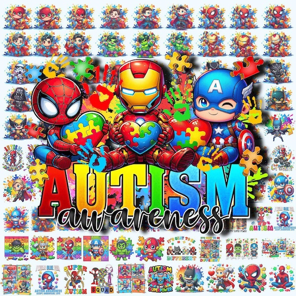 Autism Awareness Clipart - Etsy