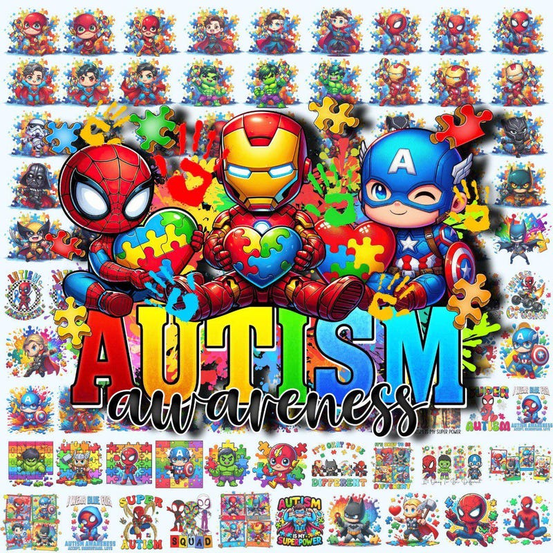 Autism Awareness Clipart - Etsy