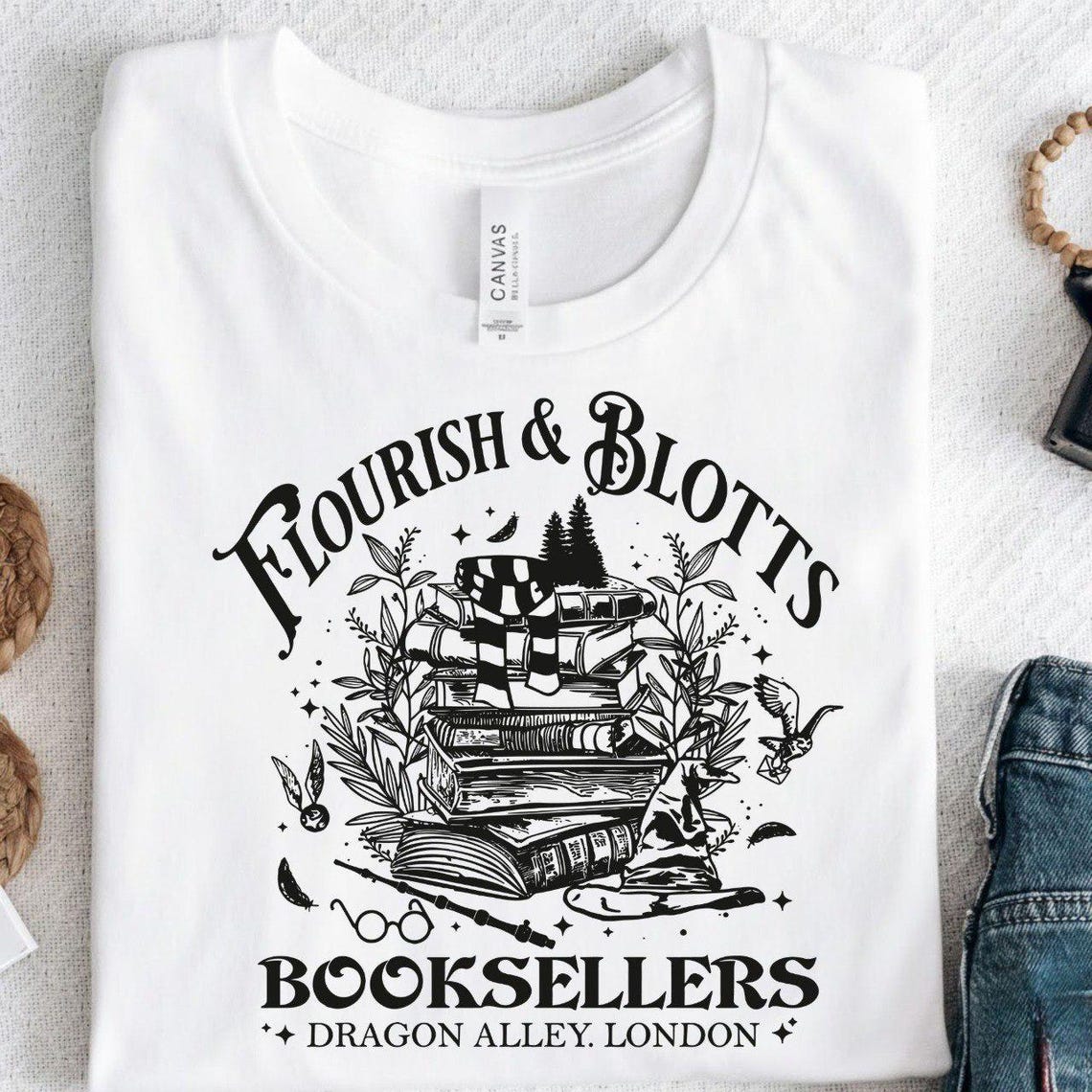 Vintage Wizard Bookstore Logo Bundle, Magic Book Shop Clipart, Fantasy ...