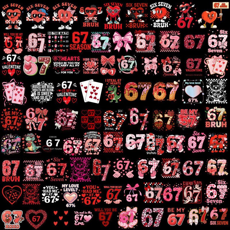 67 Stickers - Etsy