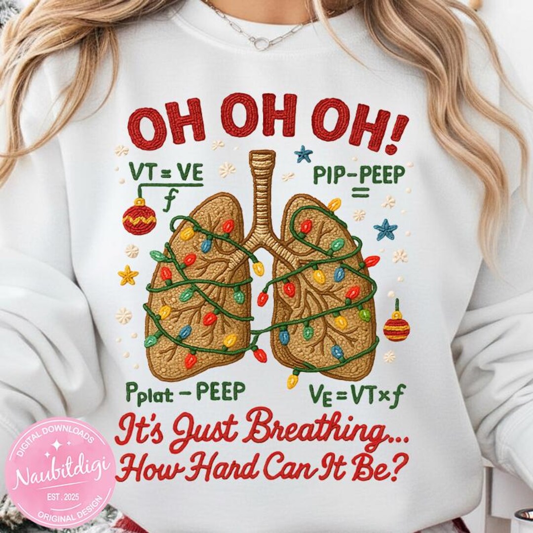 Respiratory Therapist Christmas PNG, Holiday Nurse Clipart, Medical ...