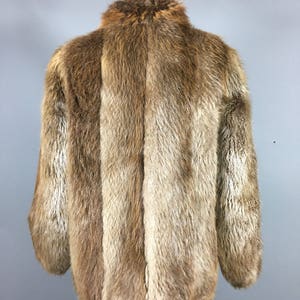 Vintage Natural Beaver Fur Jacket, Zipper Front, Women's Medium - Etsy