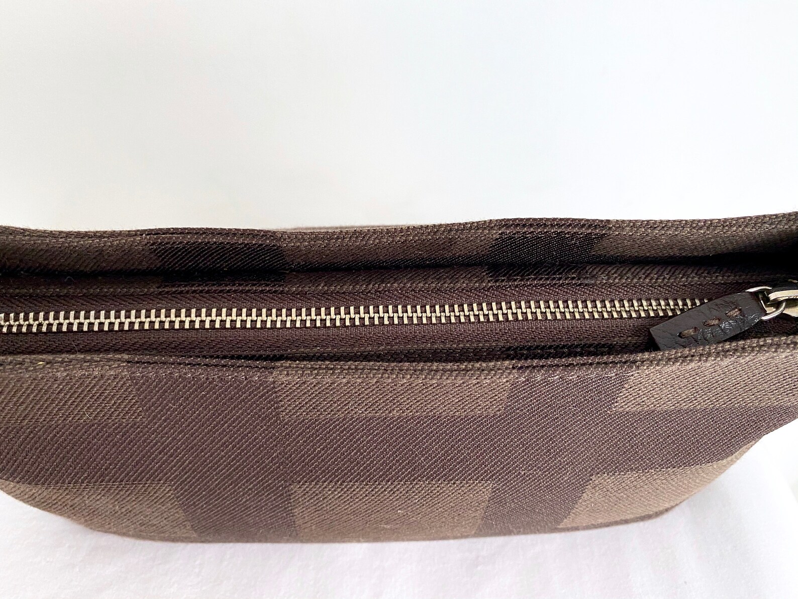 Daks London Brown Check Fabric and Leather Hobo Bag - Etsy