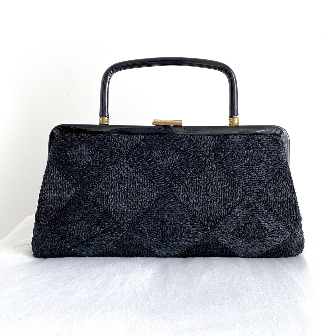 Vintage Garay Woven Straw Handbag, Clutch - Etsy