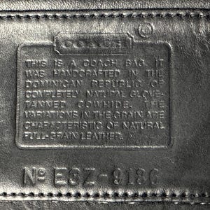 Coach Legacy Pocket Hobo, Black Leather, Style 9136 - Etsy