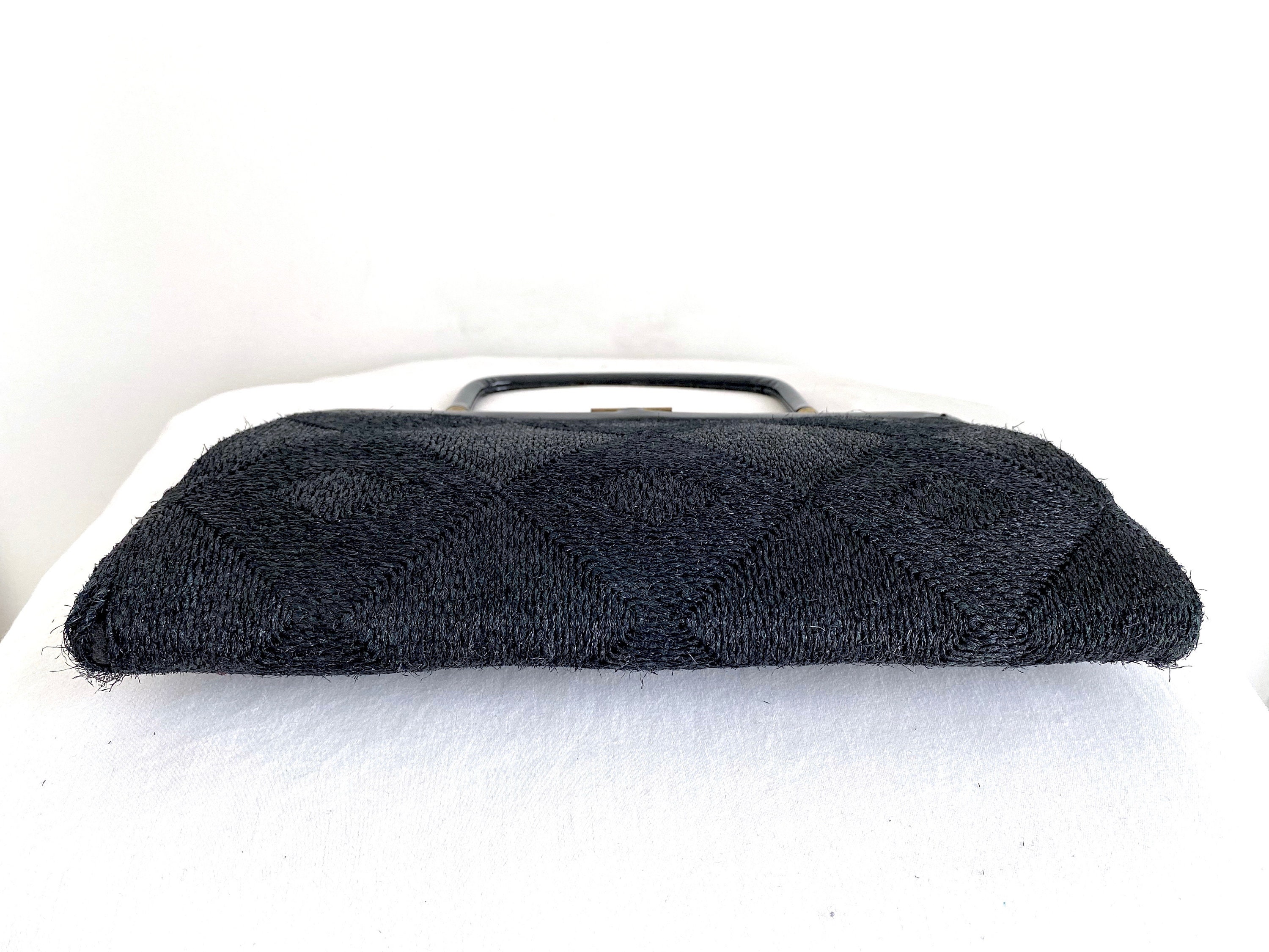 Vintage Garay Woven Straw Handbag, Clutch - Etsy