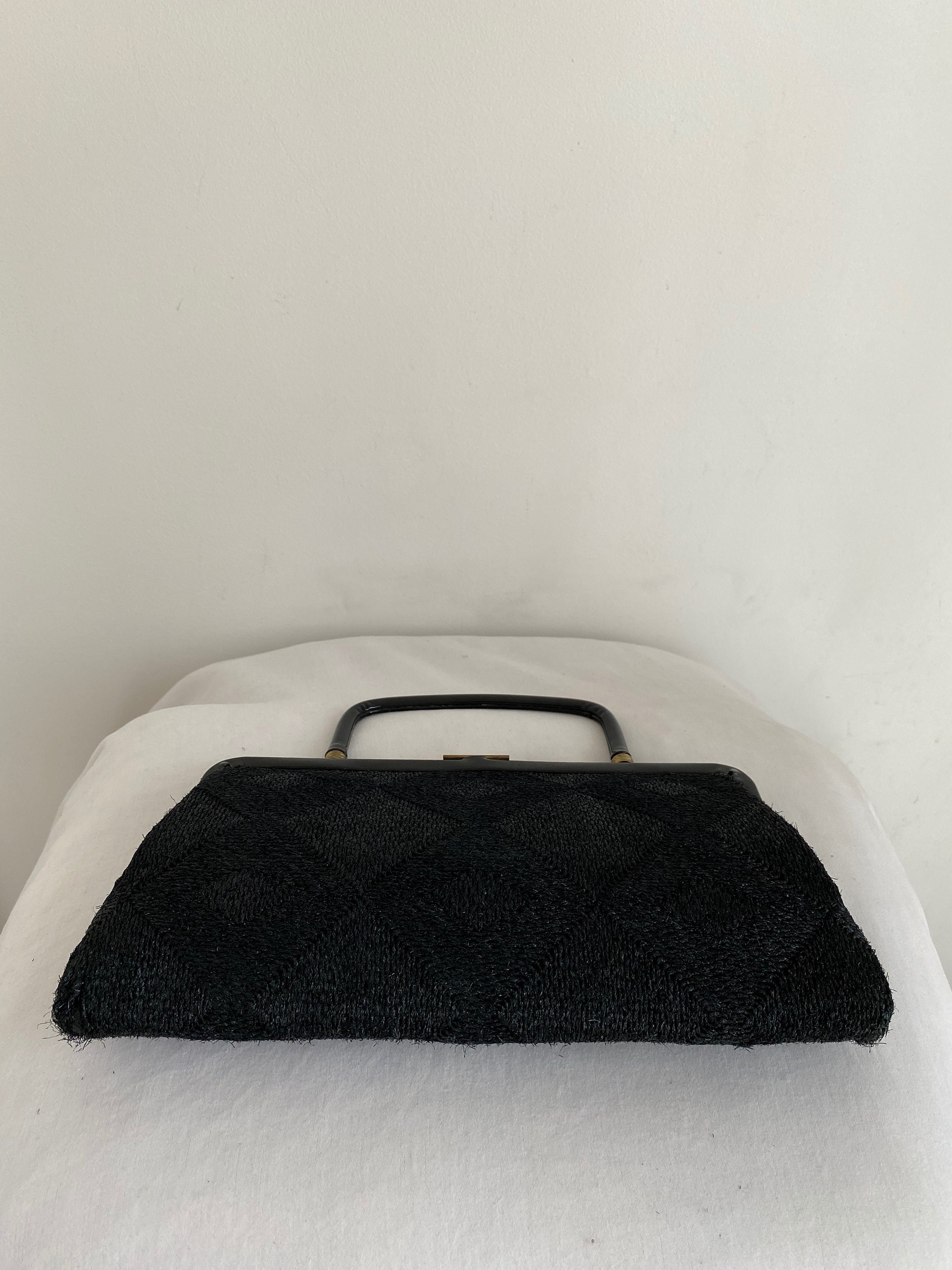 Vintage Garay Woven Straw Handbag, Clutch - Etsy