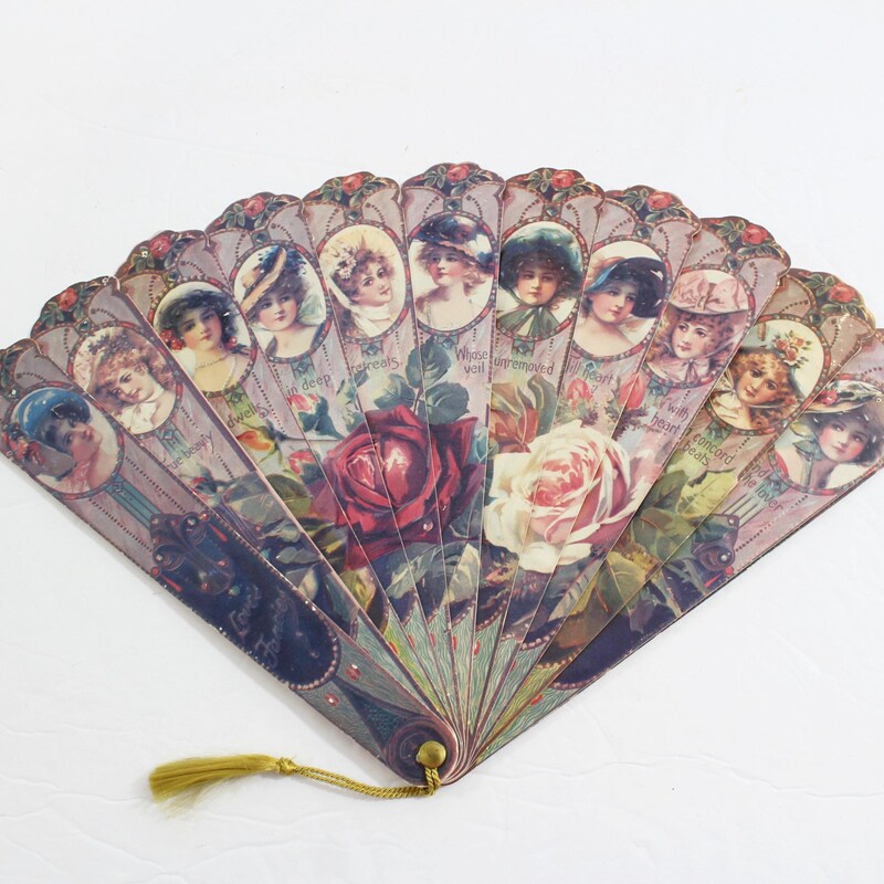 Vintage Hand Fan - Etsy