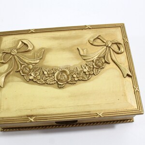 Vintage Style Ornate Embossed Desk Box, Full of Loose Note Paper, Holds ...