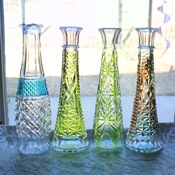 Colored Glass Vases - Etsy