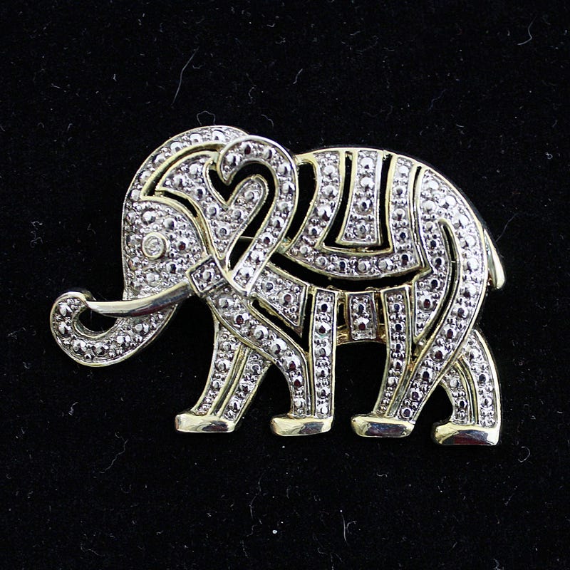 Elephant Brooch' - Etsy
