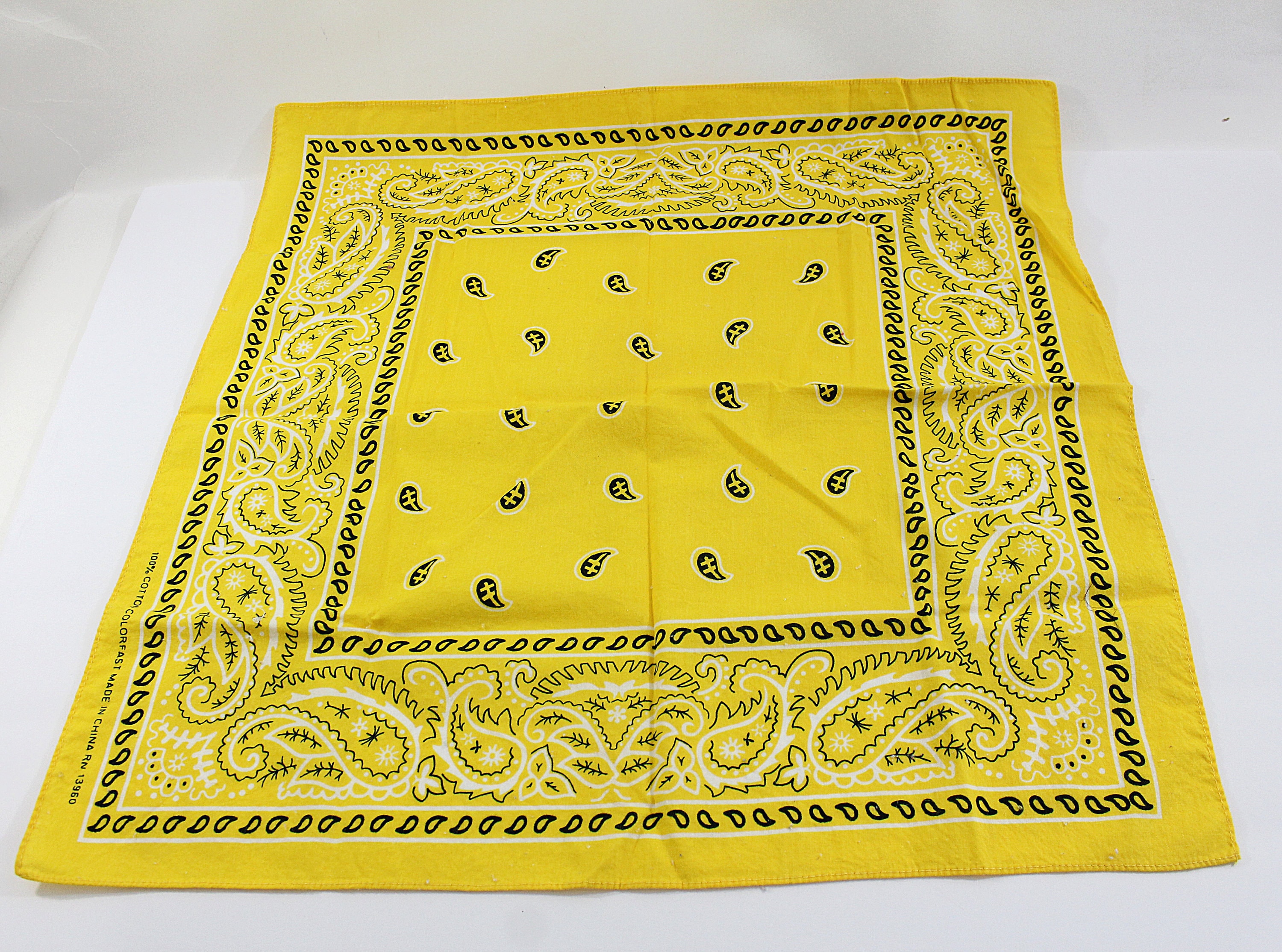 Dark Yellow Bandana