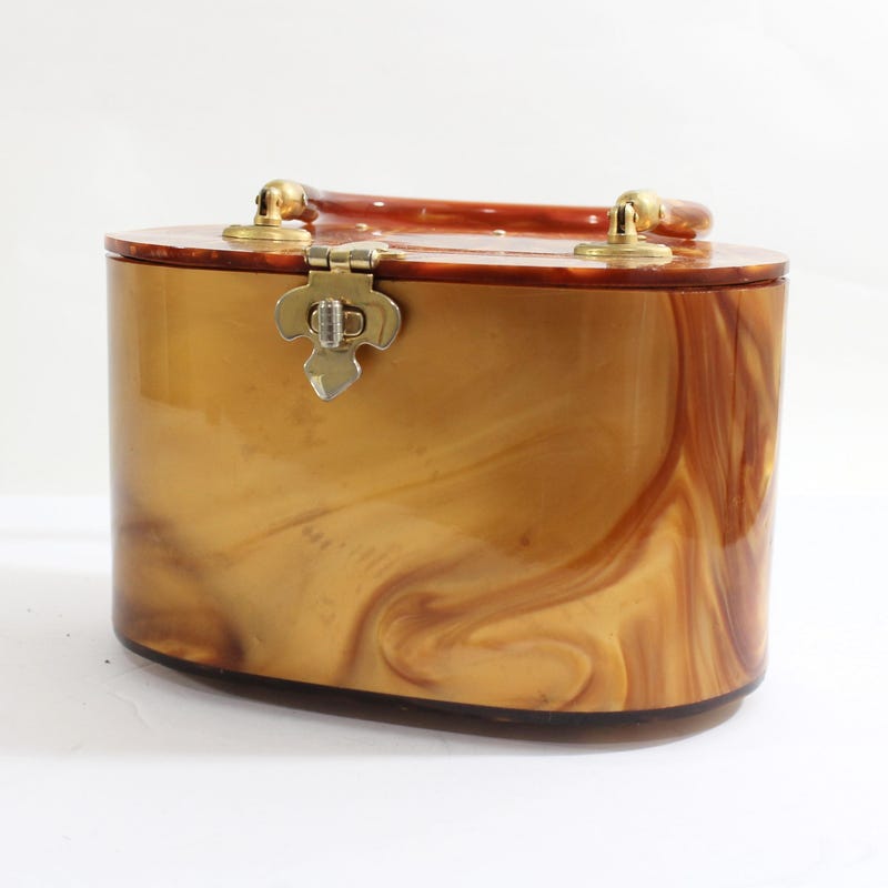 Vintage Box Purse - Etsy