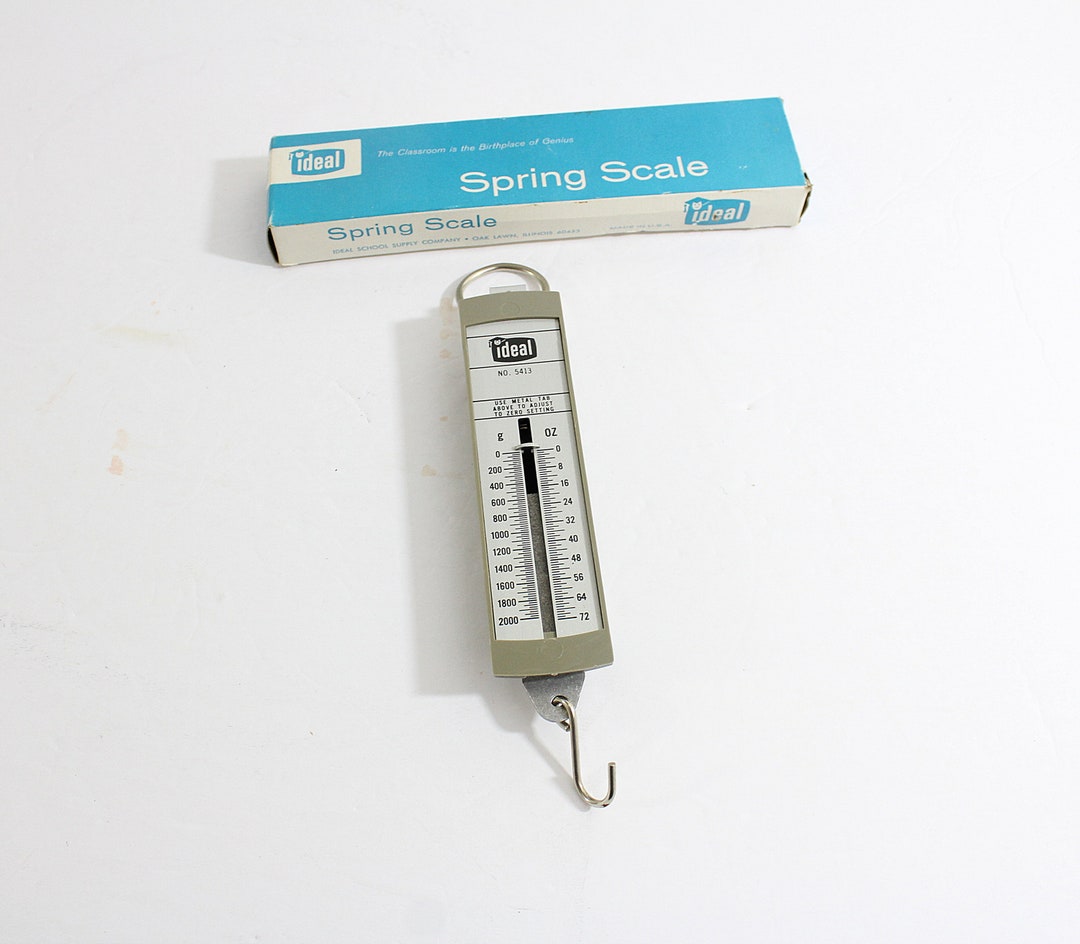 Vintage Spring Scale, Never Used, Brand: Ideal School Supply, Made by ...