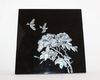 Asian Inlay Wall Art - Etsy