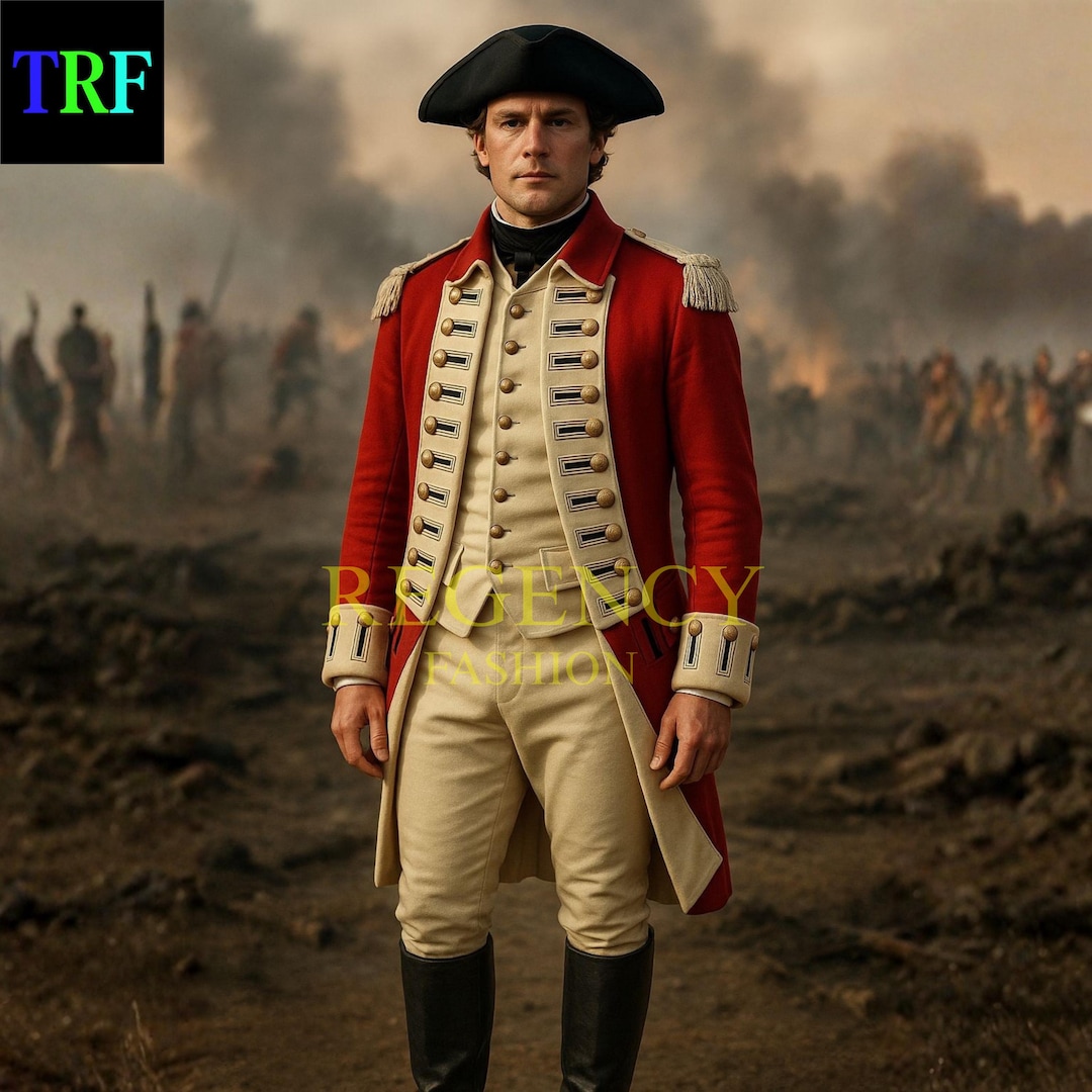 British Redcoat Military Uniform | Regency Army Officer Tailcoat | 18th ...