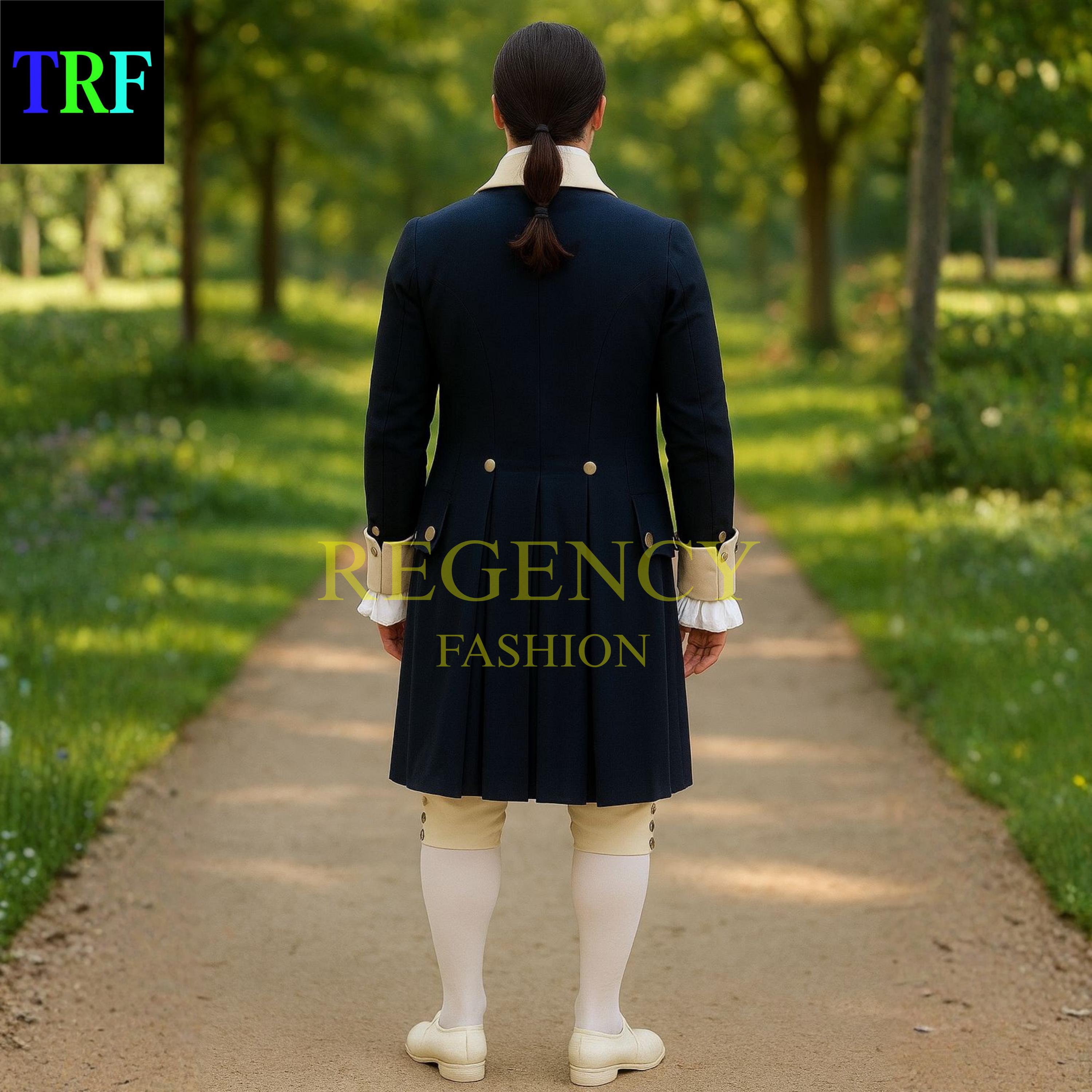 George Washington Navy Blue Regency Suit | 18th Century Gentleman ...