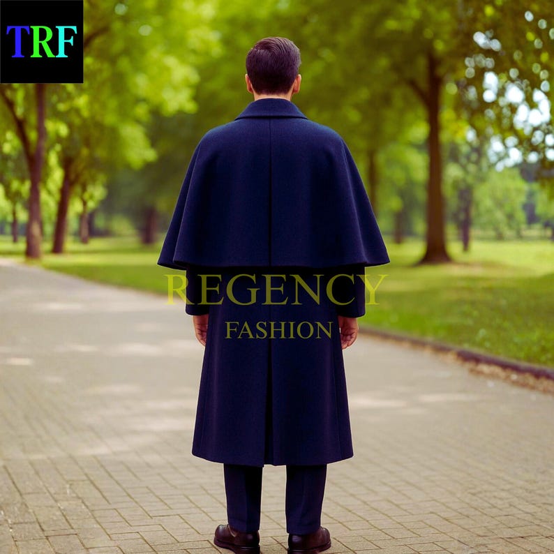 Men’s Regency Inverness Cloak Coat | Vintage Victorian Gentleman ...