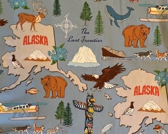 Alaska Print Fabric - Etsy
